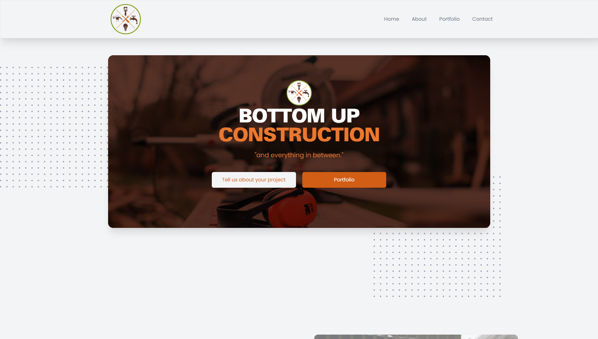 Bottom Up Construction